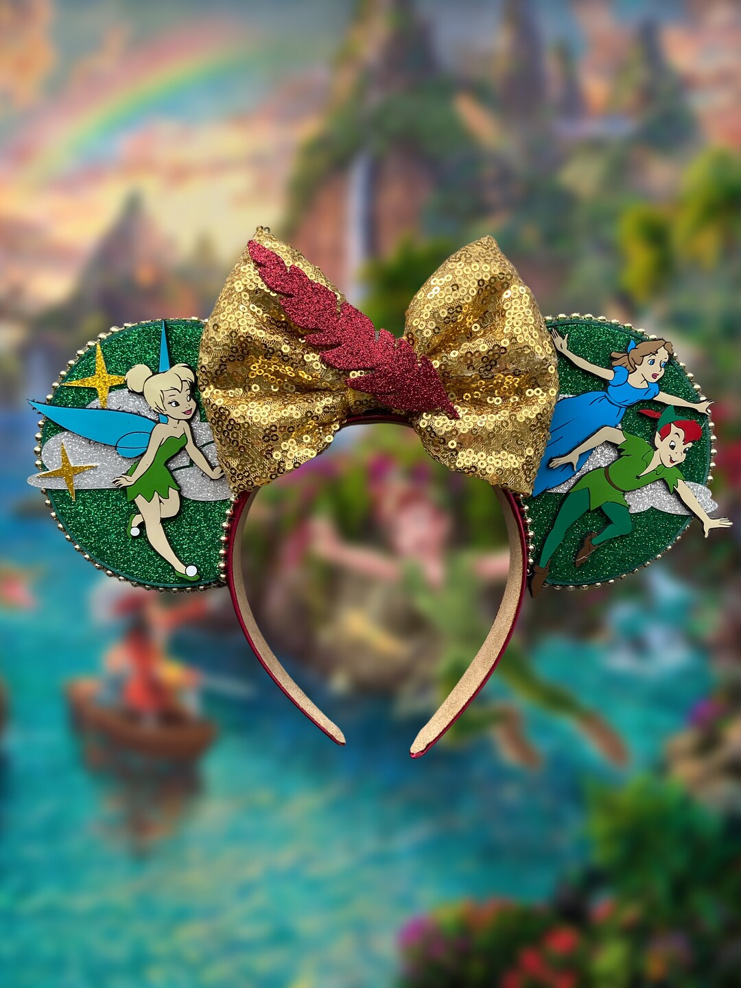 Peter Pan Inspired Ears | Mouse Ear Headband | Peter Pan Headband - Etsy