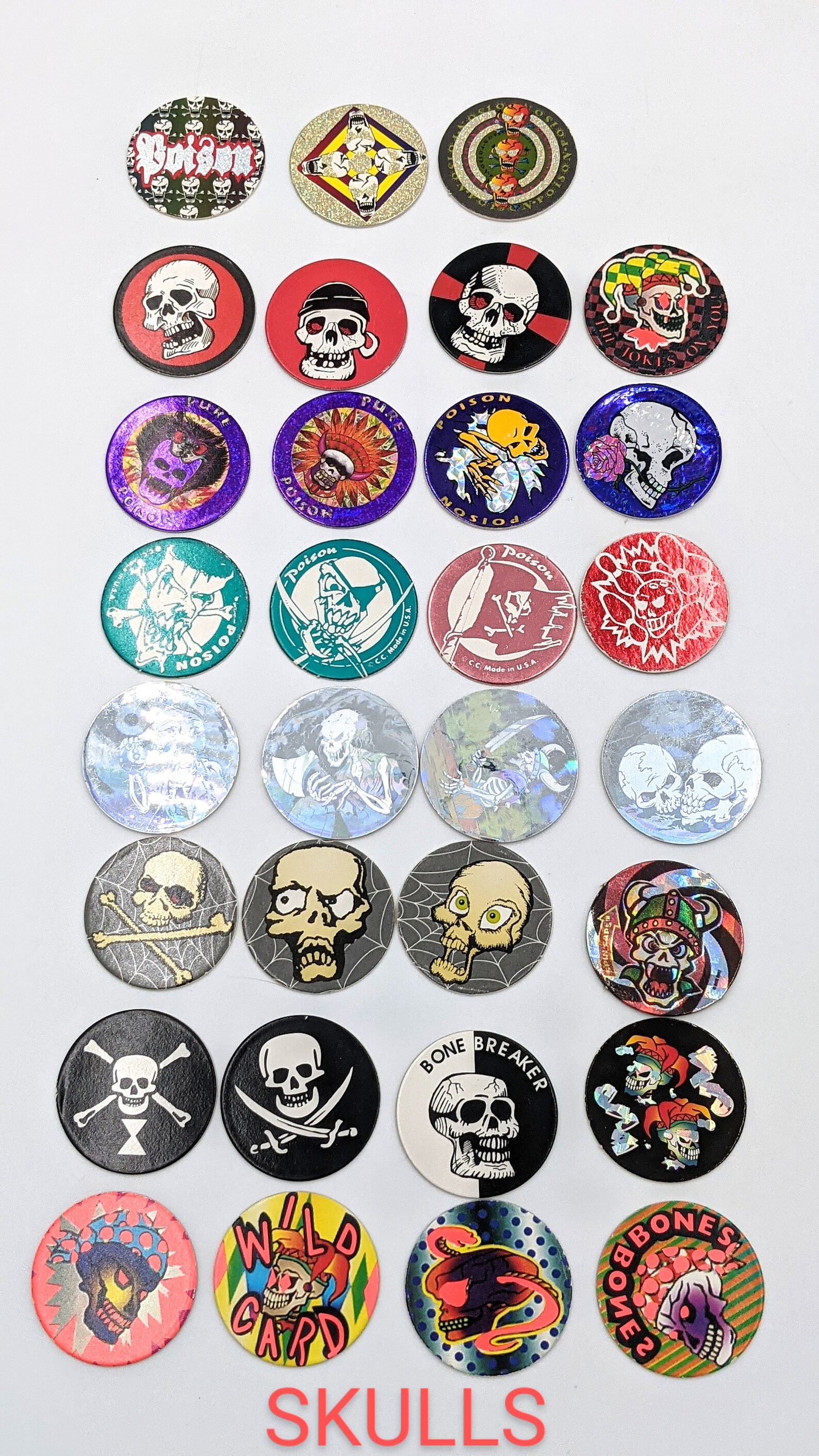 VTG POG COLLECTION 1990s Y2K milk cap collectibles Pog | Etsy