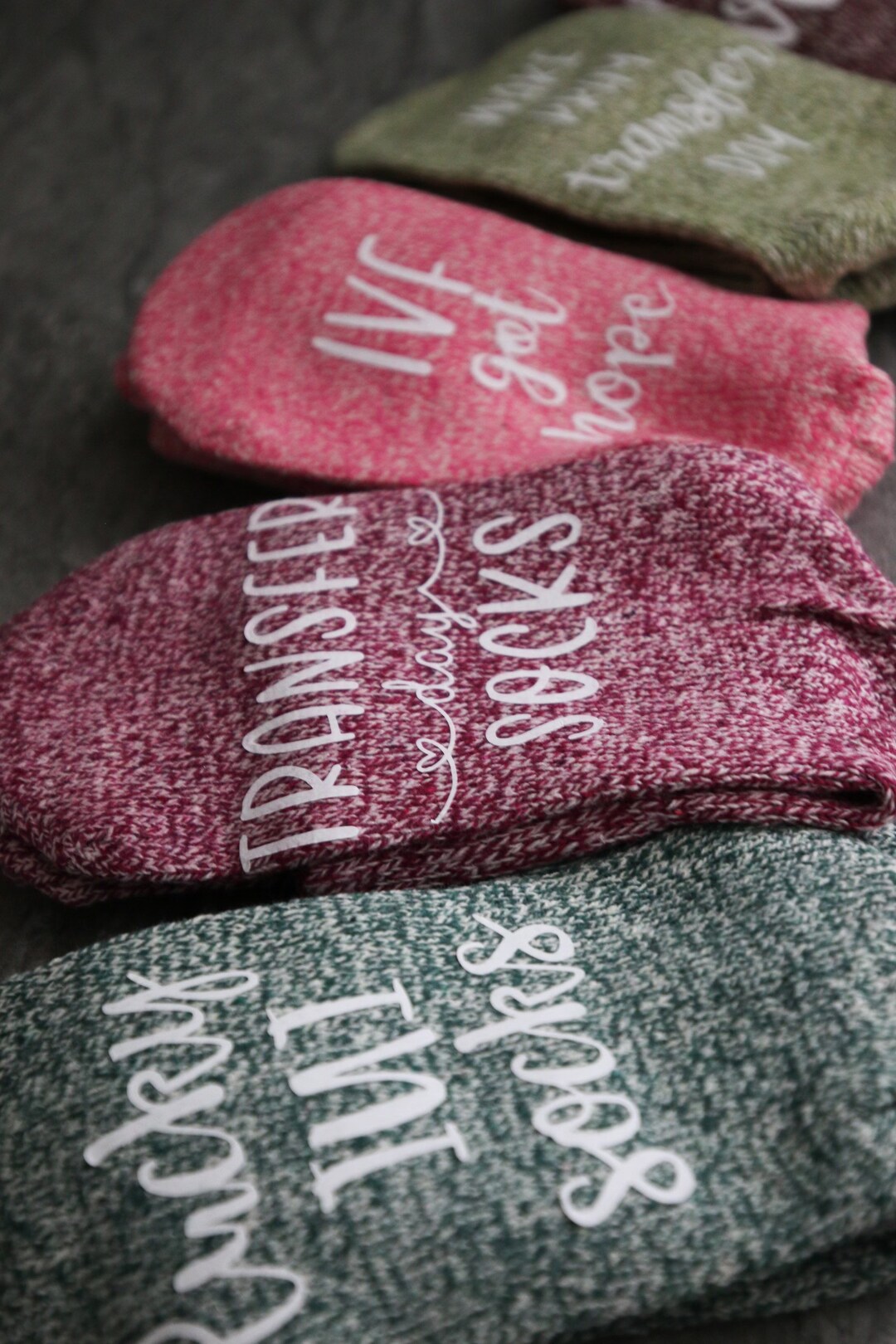 IVF Transfer Day Socks/ IUI Socks /IVF Got Hope / Transfer Day - Etsy