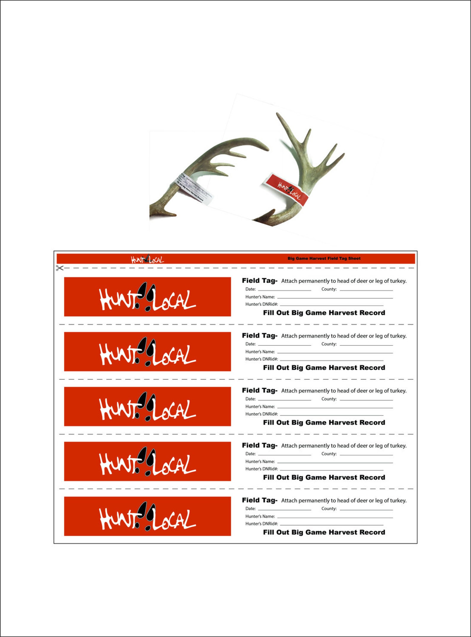 state-of-maryland-game-tags-whitetail-deer-turkey-etsy