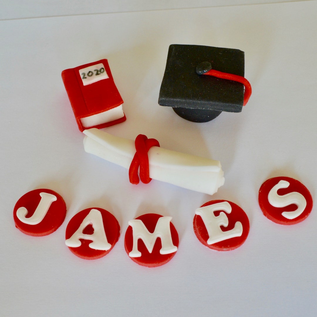 Graduation Cake Toppers University College Edible Icing Personalised ...