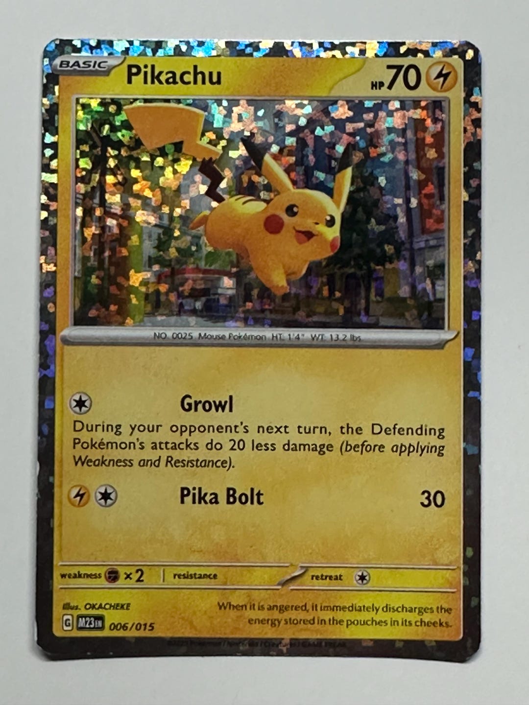 Pikachu M23 Holographic 006/015 - Exclusive Collectible Pokémon Card ...