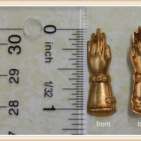 Brass Hand - Etsy
