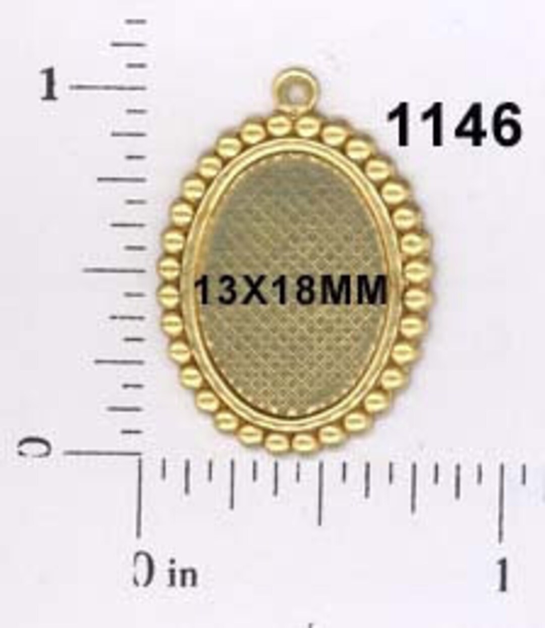 10 Pcs Raw Brass Oval Cabochon Setting Bezel Frame Picture - Etsy