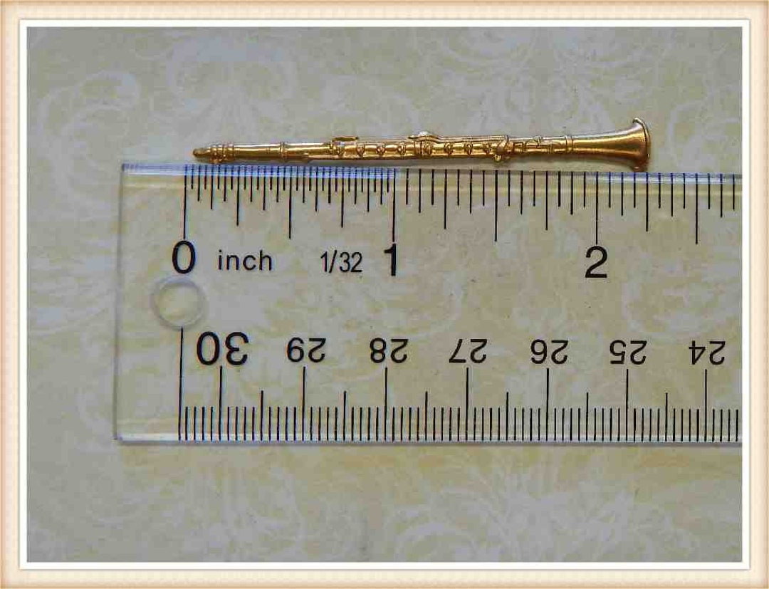 1 Pc Clarinet Raw Brass Musical Instrument Embellishment Stamping ...