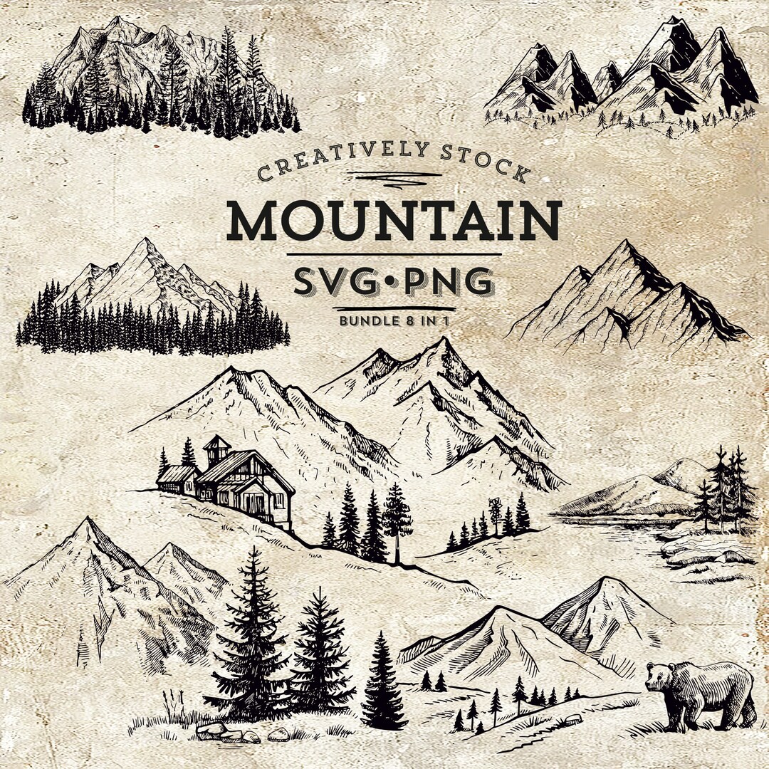 Mountain SVG PNG, Nature Svg Png, Outdoors Svg Png, Camping Svg Png ...