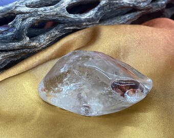 Rainbow Rose Quartz TUMBLED Angel Aura Rose Quartz 4th - Etsy