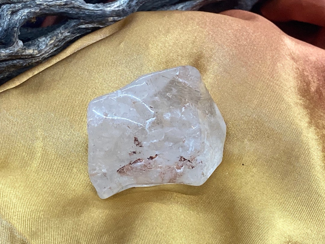 Phantom Quartz / Unique, Tumbled Angel Phantom Quartz / Amphibole ...