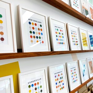 Boston Color Palette Print - Etsy