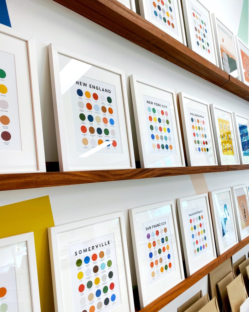 New York City Color Palette Print - Etsy