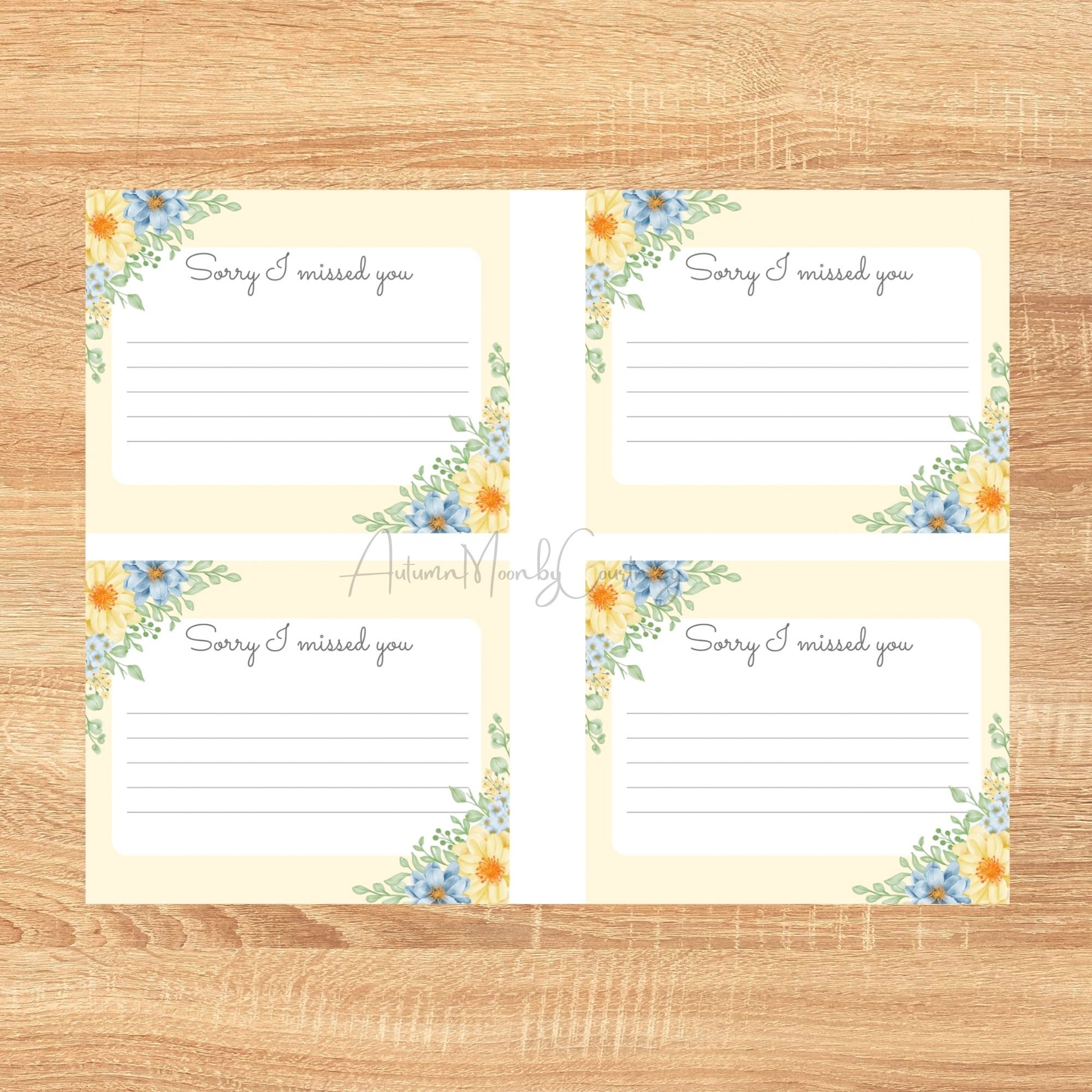 JW Printable Ministry Bundle (yellow Floral) / Letter Writing / Bible ...