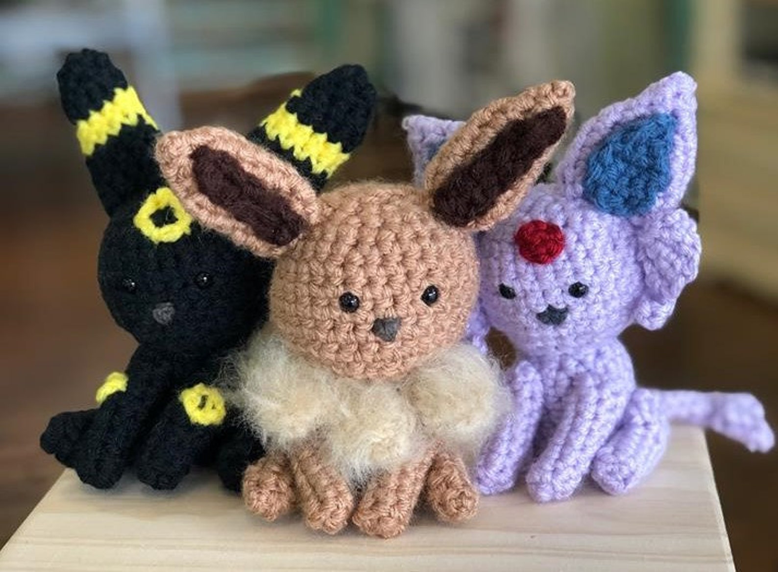 Eevee, Espeon, and Umbreon Crochet Pattern - Etsy