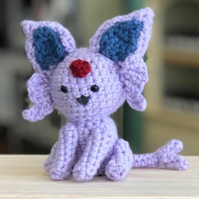 Espeon Crochet Pattern - Etsy