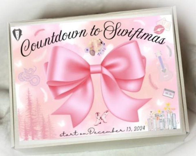 Taylor Swift Inspired Advent Calendar/ Merry Swiftmas/ Tween Gift ...