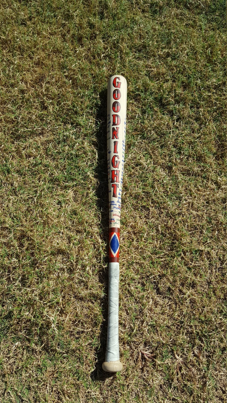 Harley Quinn Baseball Bat Suicide Squad, Birds of Prey Goodnight Prop ...