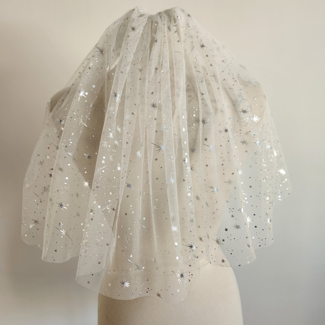 The Second Star Celestial Wedding Veil in White - Etsy