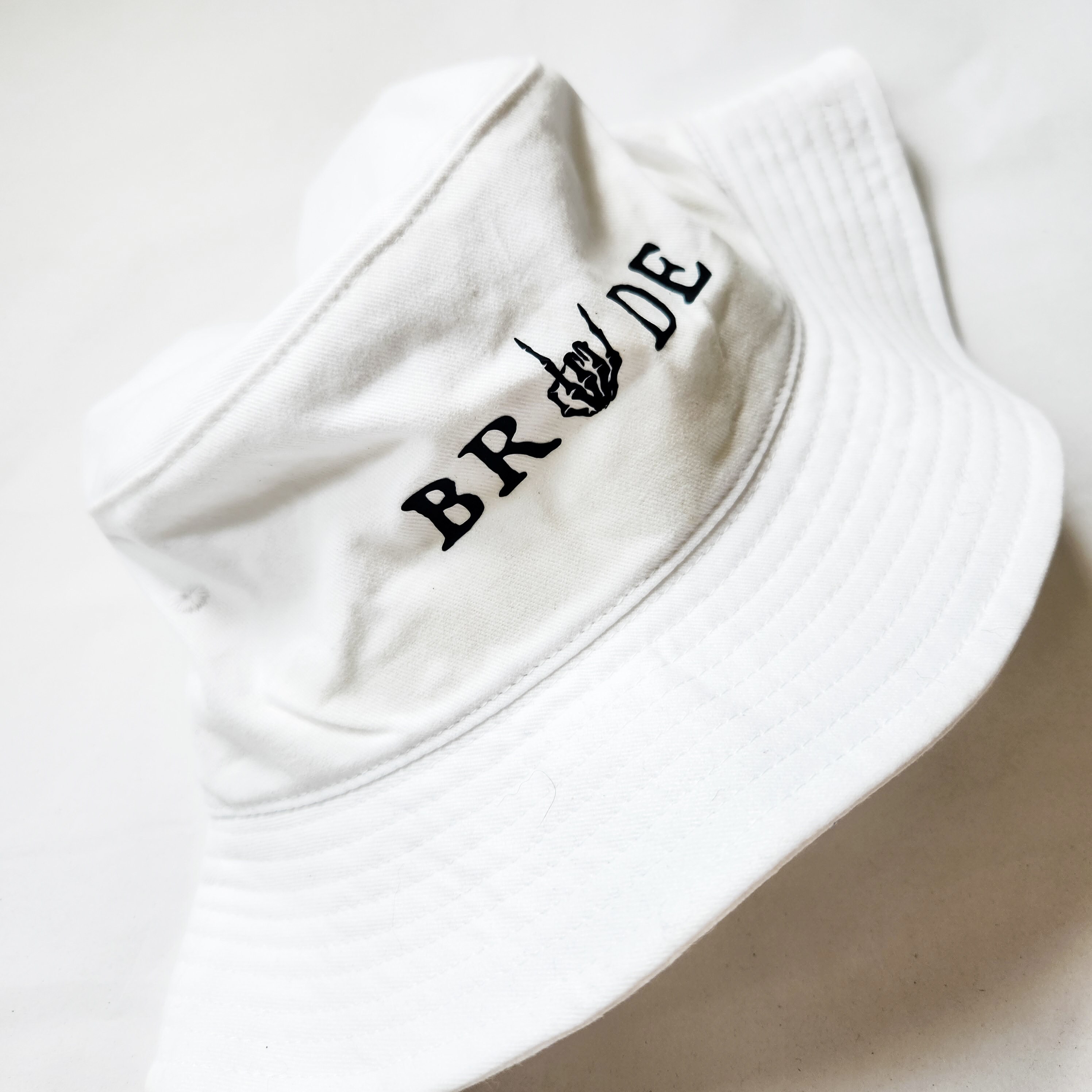 Bride or Die / Til Death Do Us Part White Bucket Hat - Etsy