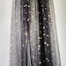 The Nyx Black Celestial Wedding Cape - Etsy