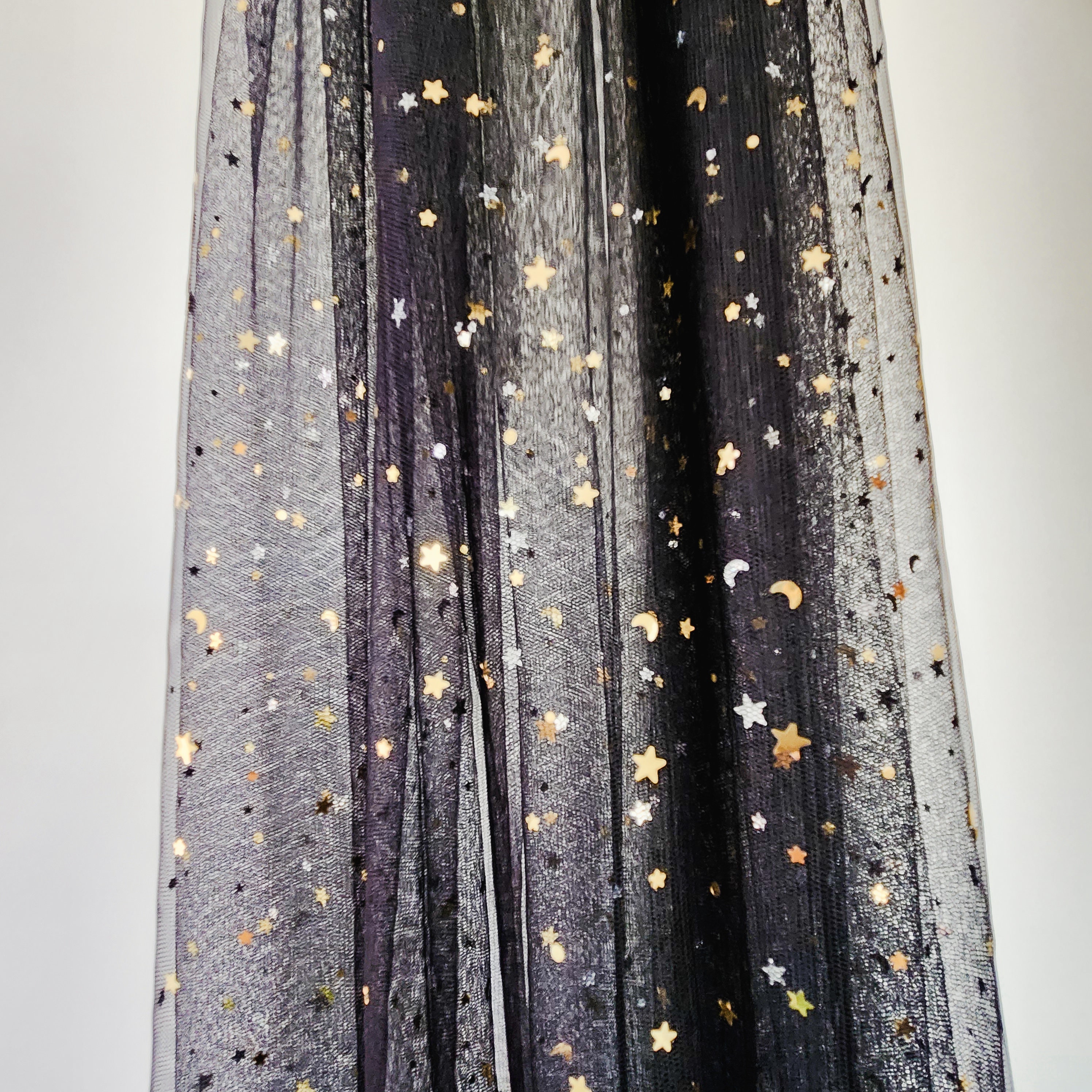 The Nyx Black Celestial Wedding Cape - Etsy