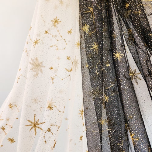 The Nyx Black Celestial Wedding Veil - Etsy