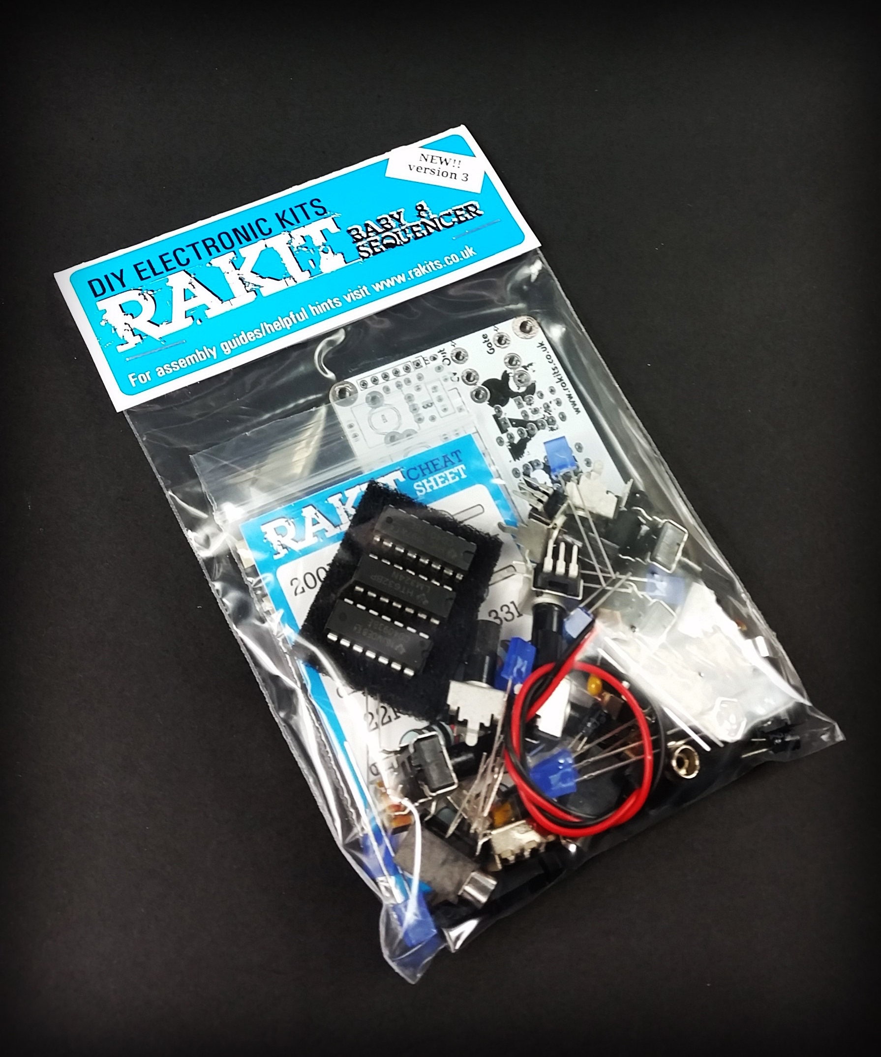 Baby 8 Step Sequencer DIY Soldering Kit by Rakit - Etsy UK
