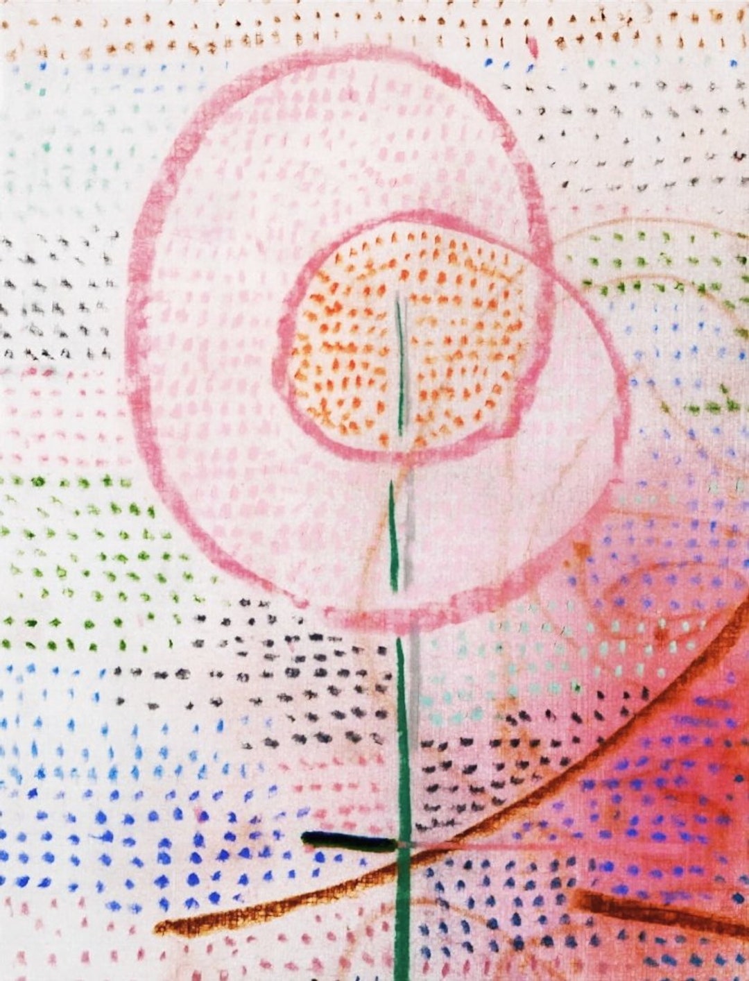 R08.blossoming Mini, Paul Klee, Fine Art Cross Stitch Patterns, Famous ...