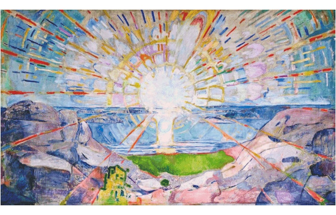 The Sun 1911 Premium, Edvard Munch, Fine Art Cross Stitch Patterns ...
