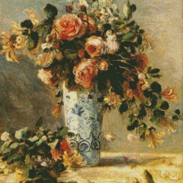 The Cat With Red Fish, Matisse, Fine Art Cross Stitch Patterns, Famous ...