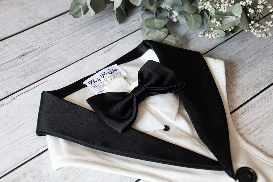 Formal Dog Tuxedo Harness White Color Wedding Dog Tuxedo - Etsy
