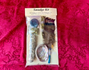 Mini Smudge Beginner Kit, Beginners Smudge Kit, Sage Smudge Kit, 5 Pc ...