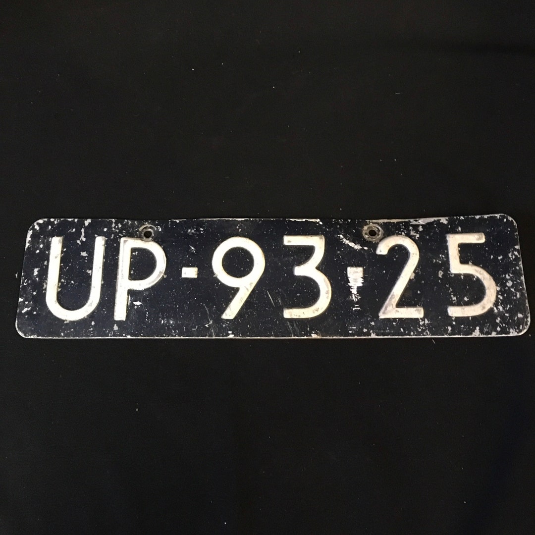 Dutch License Plate 1951-1965 - Etsy