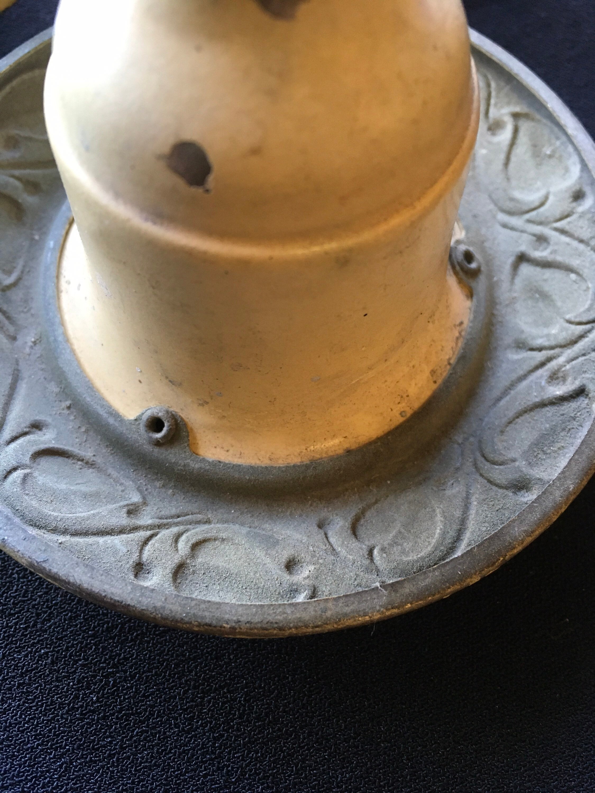 Vintage 1940s Stamp Metal Light Sockets/set of 3 - Etsy