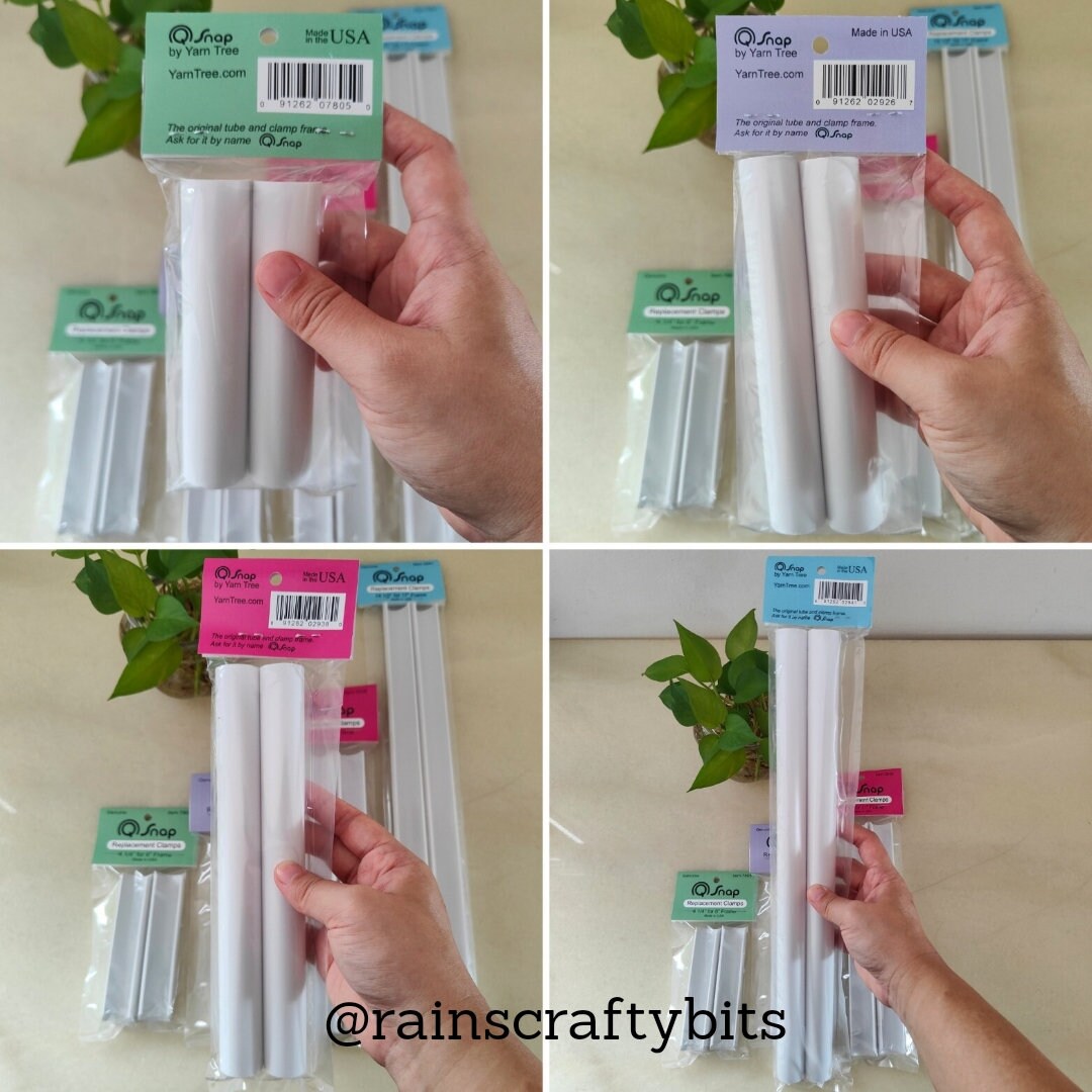 Qsnap Replacement Clamps for Qsnap Frame, PVC Needlework Frame Supplies ...