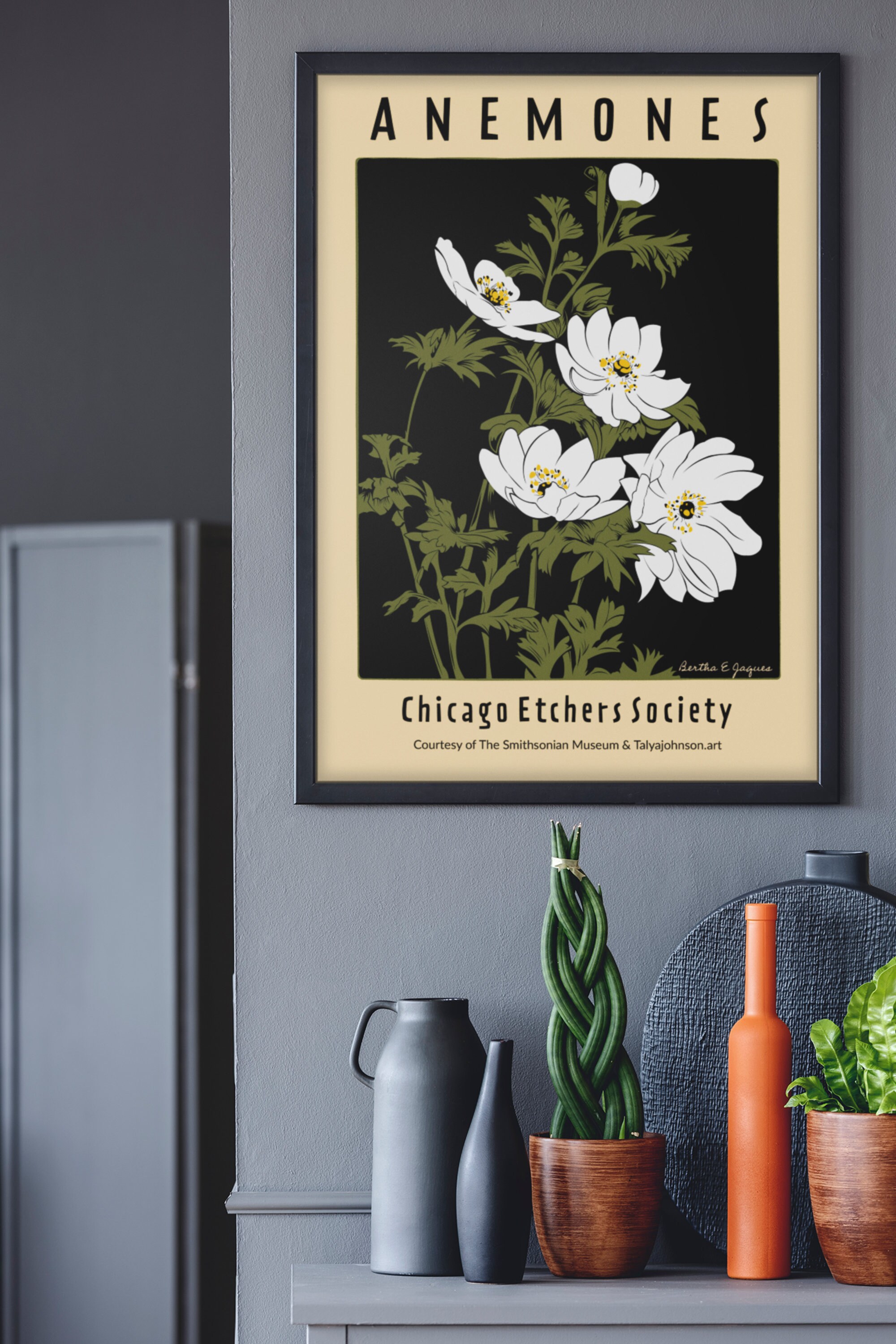 Dark Academia Decor Printable Poster, Floral Wall Art in Vintage ...