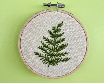Fern Embroidery | Etsy