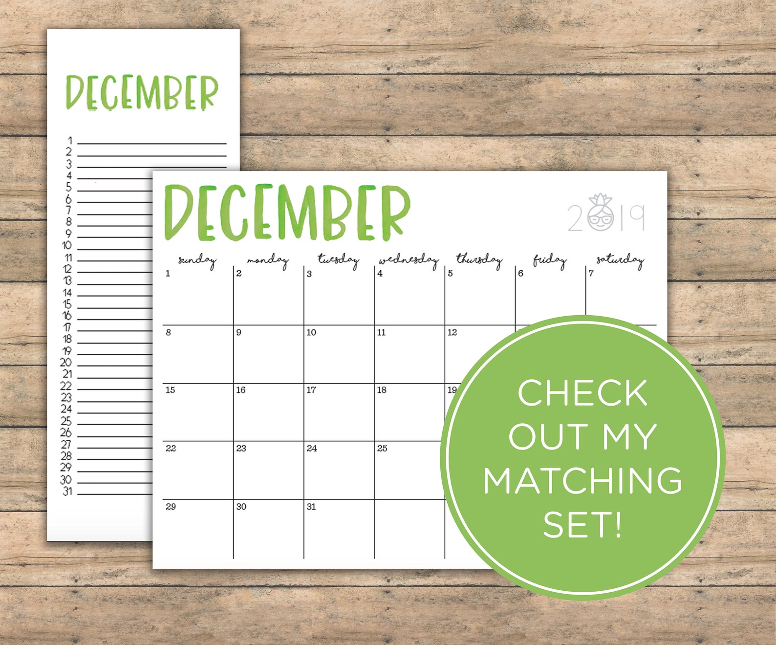 Hand Lettered Watercolor Perpetual Birthday Anniversary Calendar - Etsy