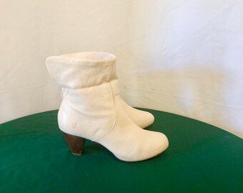 Cream colored boots | Etsy