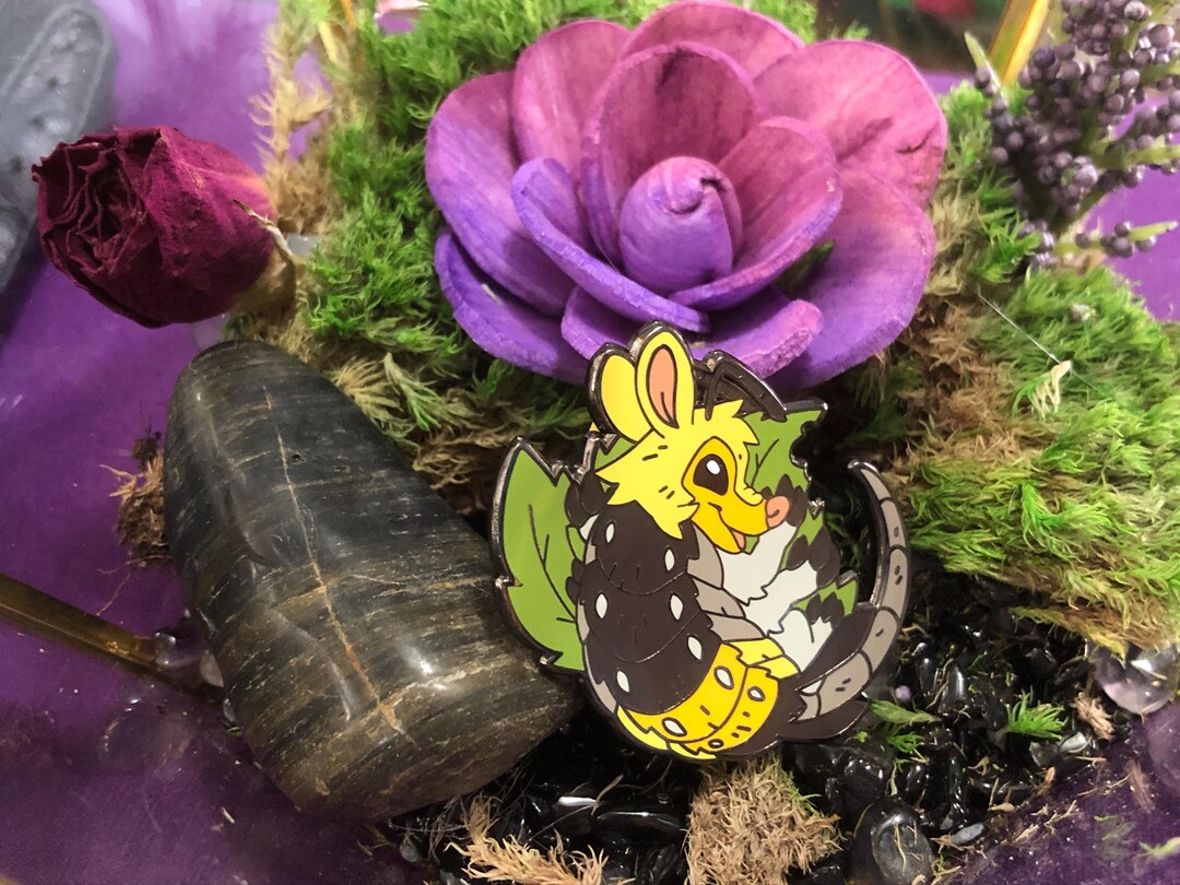 Bugbeans Pillmadillo Rubber Ducky Isopod Roly Poly Armadillo Enamel Pin ...