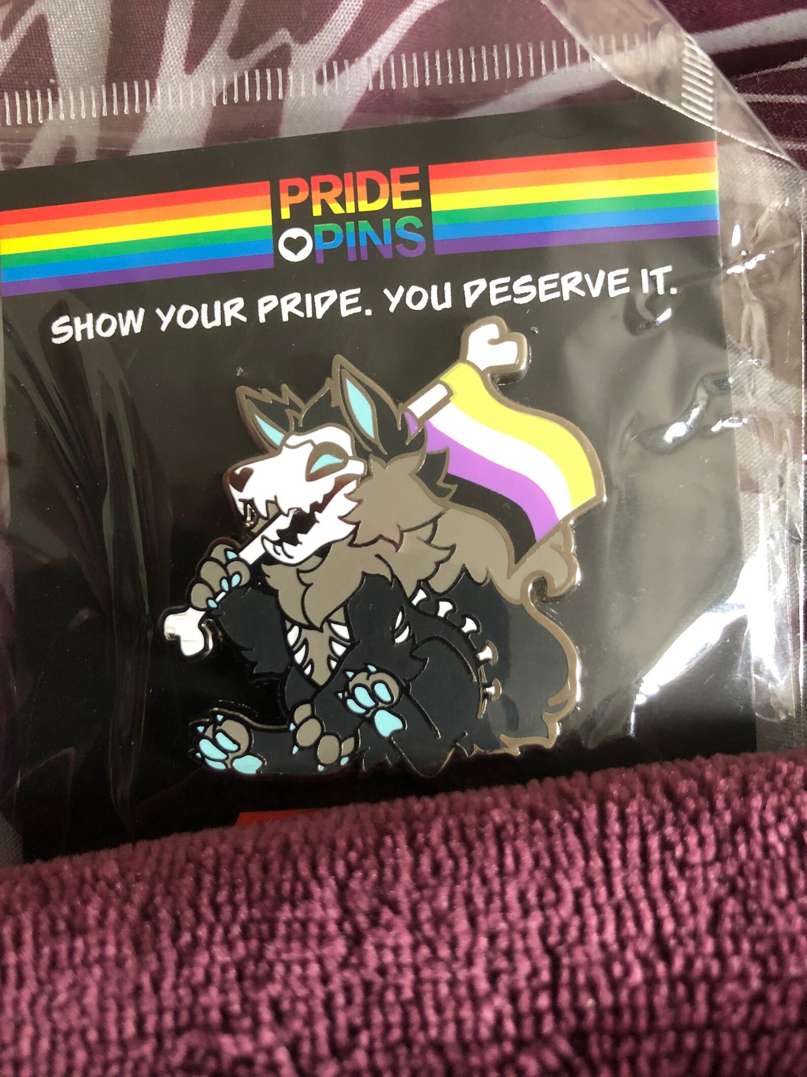 Pride Skully Fursona Pins Various Flags - Etsy