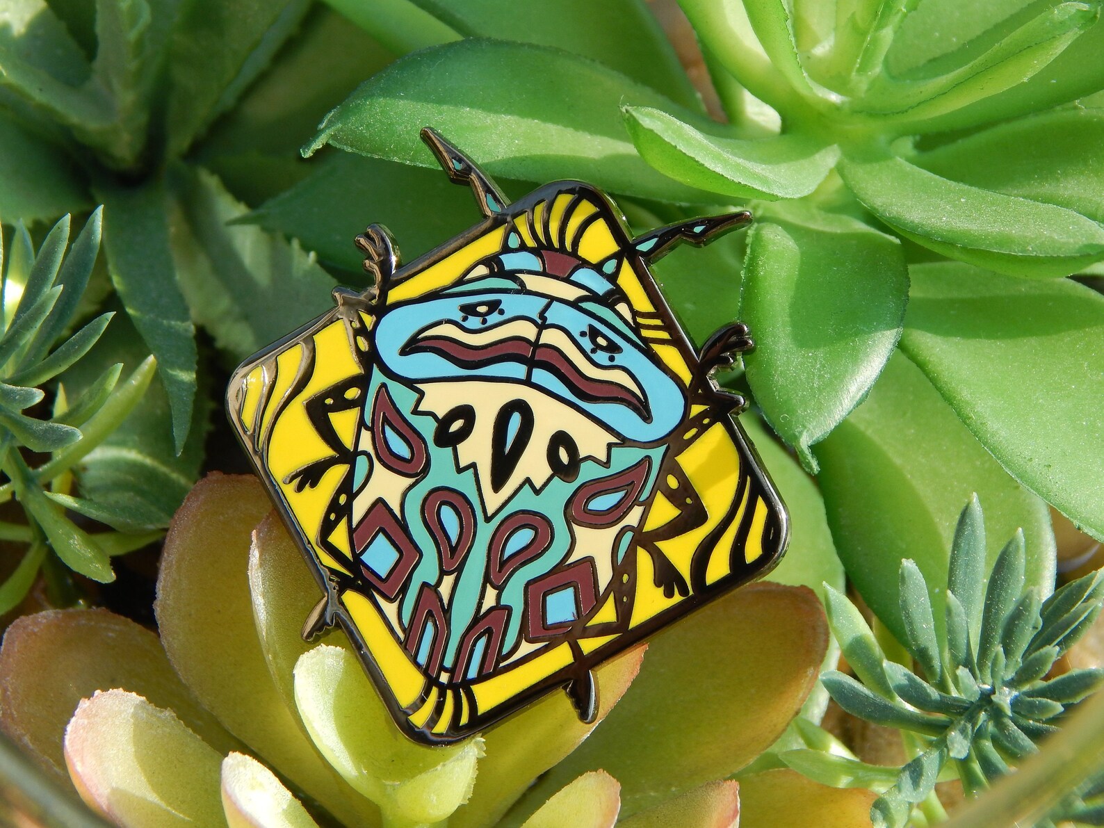 Picasso Bug Enamel Pin - Etsy