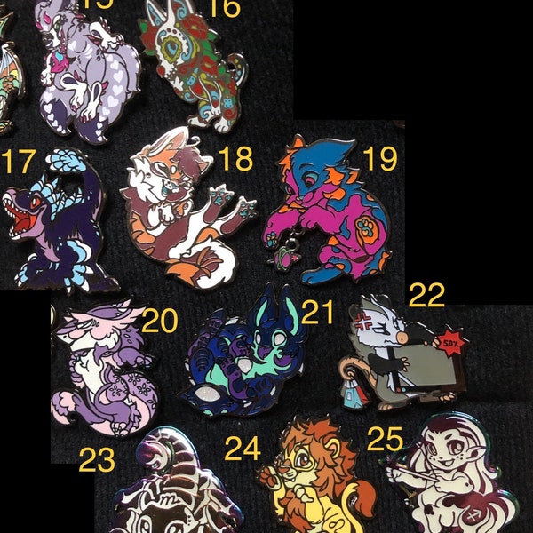 Fursona Pins - Etsy