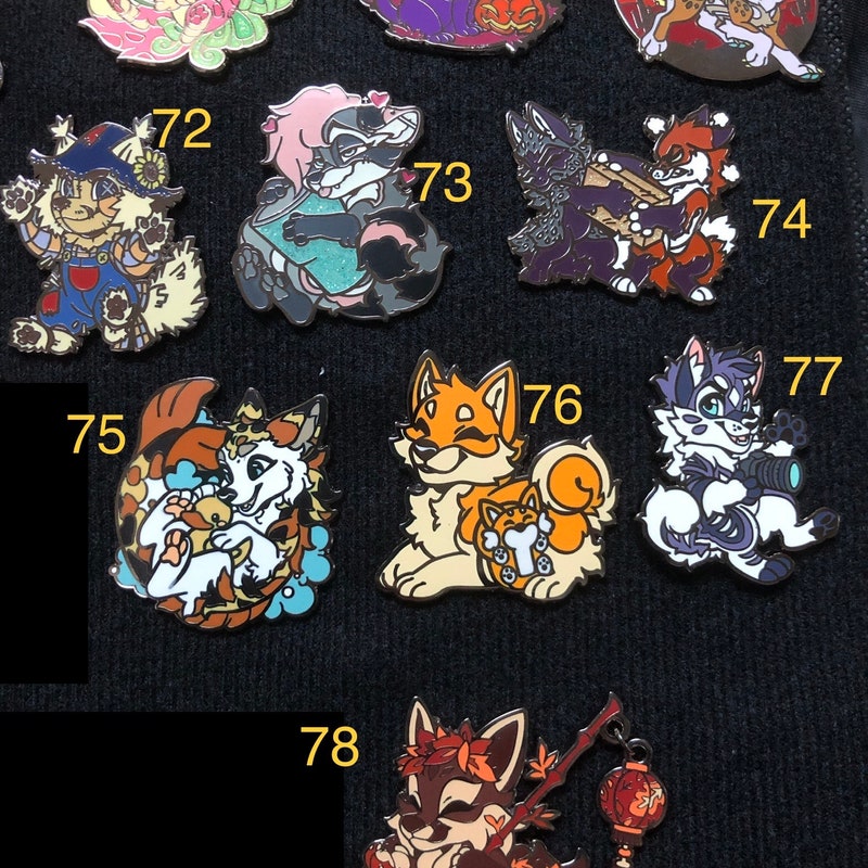 Furry Pins - Etsy
