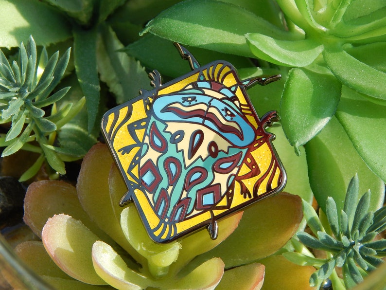 Picasso Bug Enamel Pin - Etsy