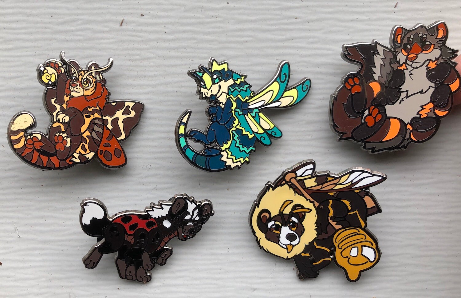 Bugbeans Seven Spotted Hyena Enamel Pin - Etsy