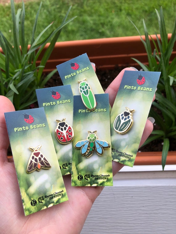 Pinto Beans Mini Enamel Pins: Set 1 | Etsy