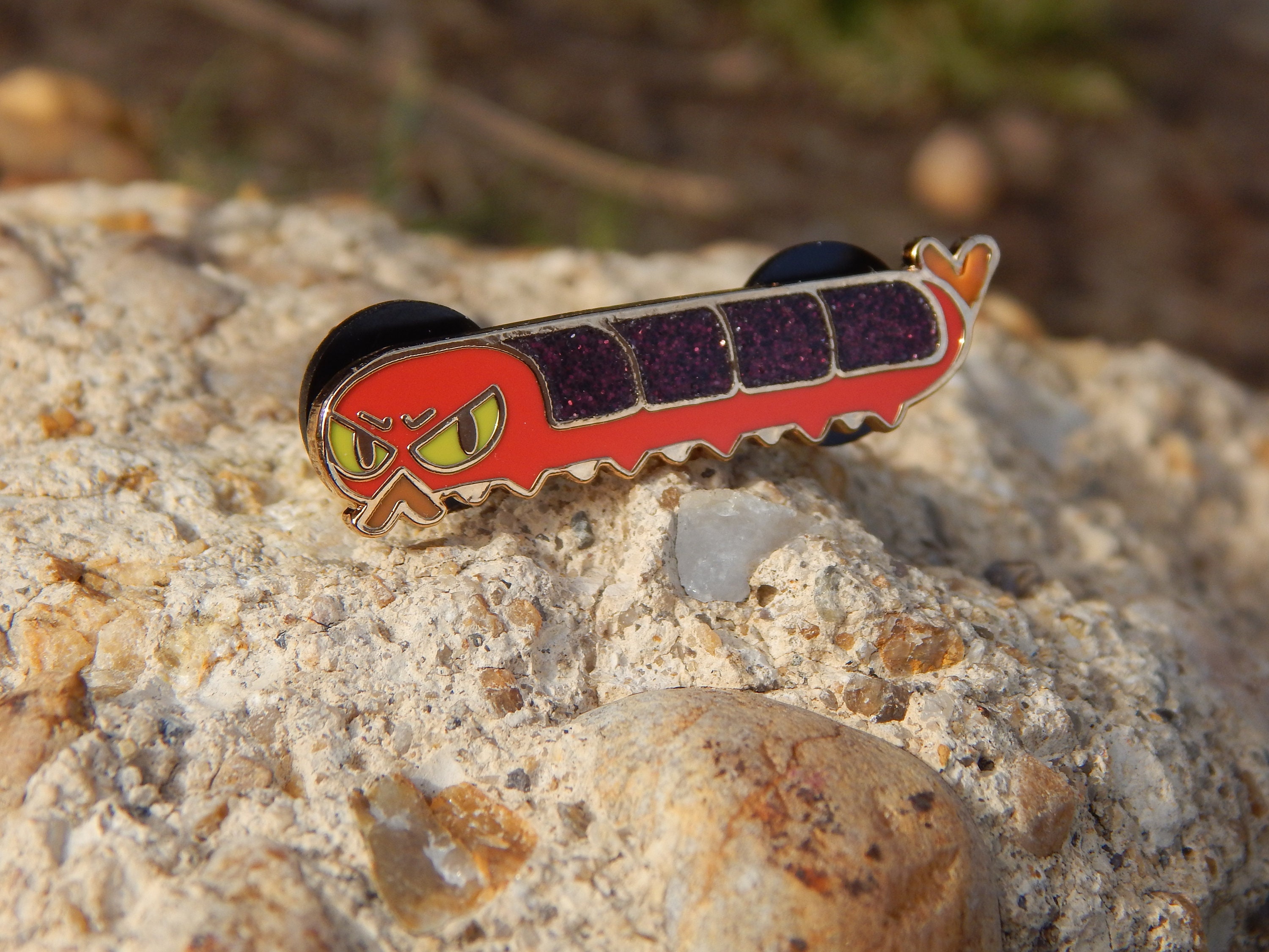 Sizzlepede Centipede Mini Enamel Pin | Etsy