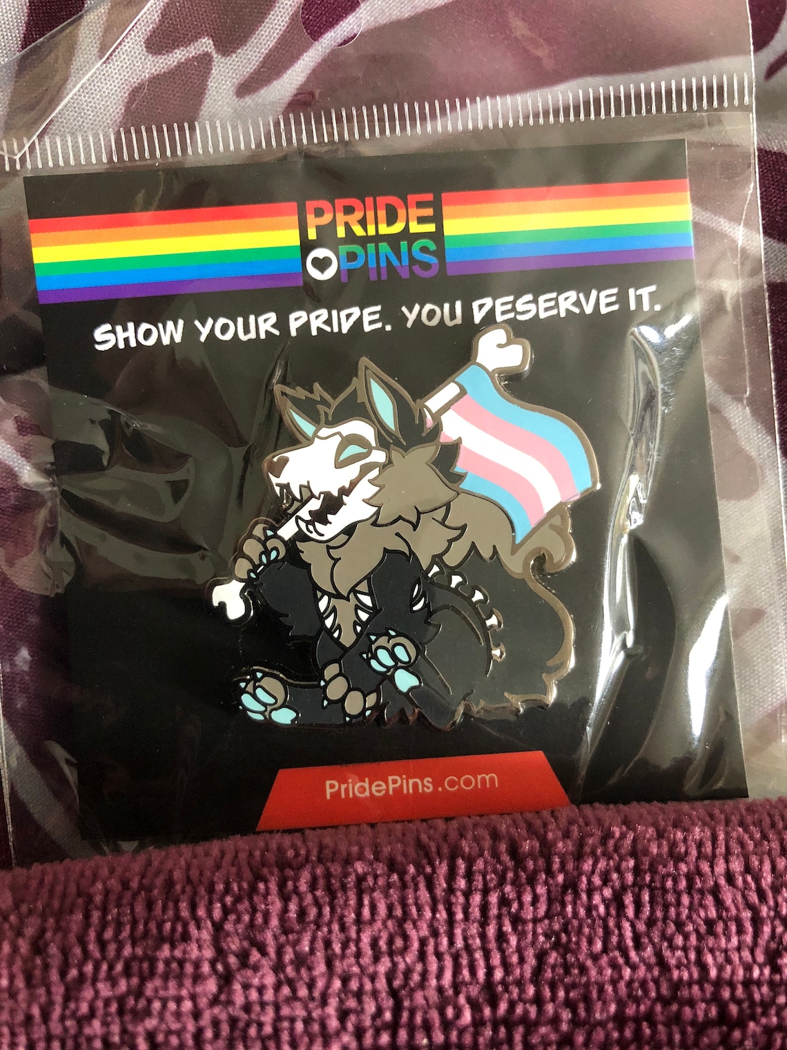 Pride Skully Fursona Pins Various Flags | Etsy