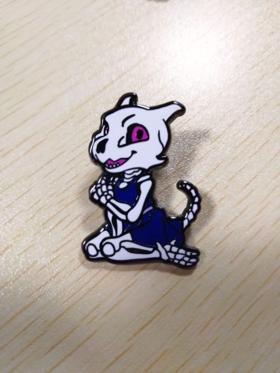 Sinsational Sinnabon Fursona Pin ID038 Skeleton Enamel Pin | Etsy