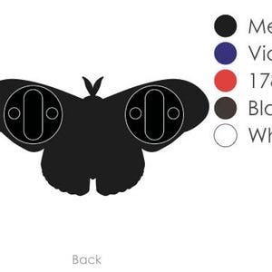 Cecropia Moth Enamel Pin - Etsy