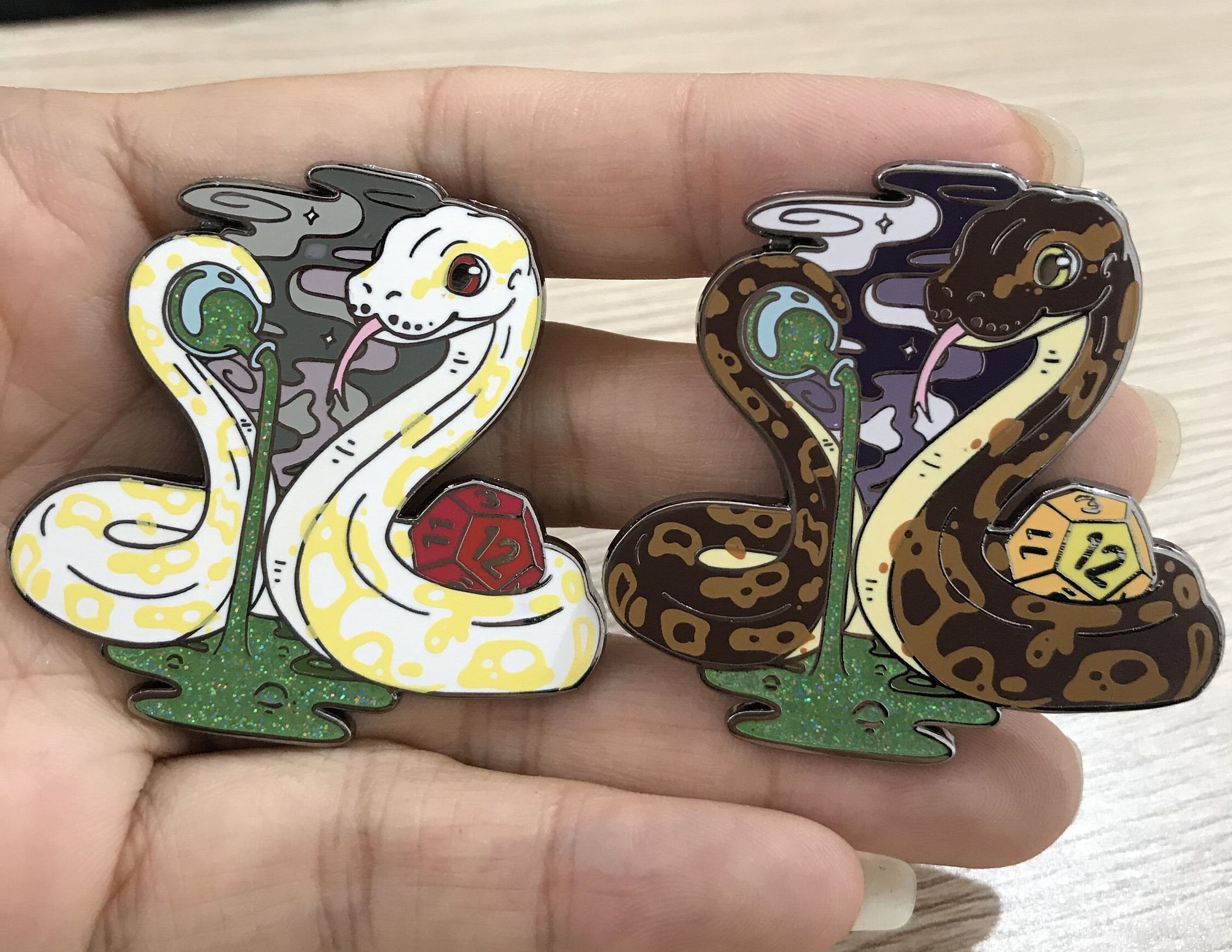 Python Potionmaster Ball Python Enamel Pin - Etsy